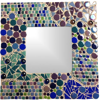 A Quick but Gorgeous Mosaic Photo Frame Project @ The Mosaic Store