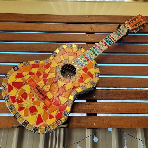 How To Make A Mosaic Guitar – The Mosaic Store