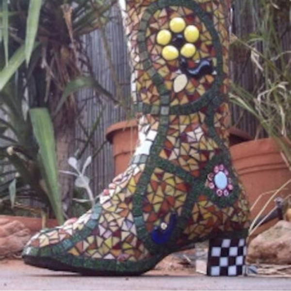 How To Make A Mosaic Boot – The Mosaic Store