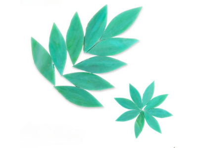 HANDMADE STAINED GLASS PETALS – The Mosaic Store